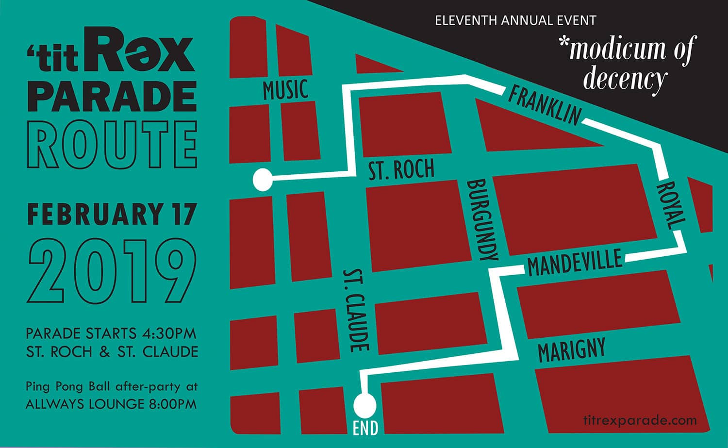 2019 Parade & Route... and Theme! - tit Rəx Parade - New Orleans